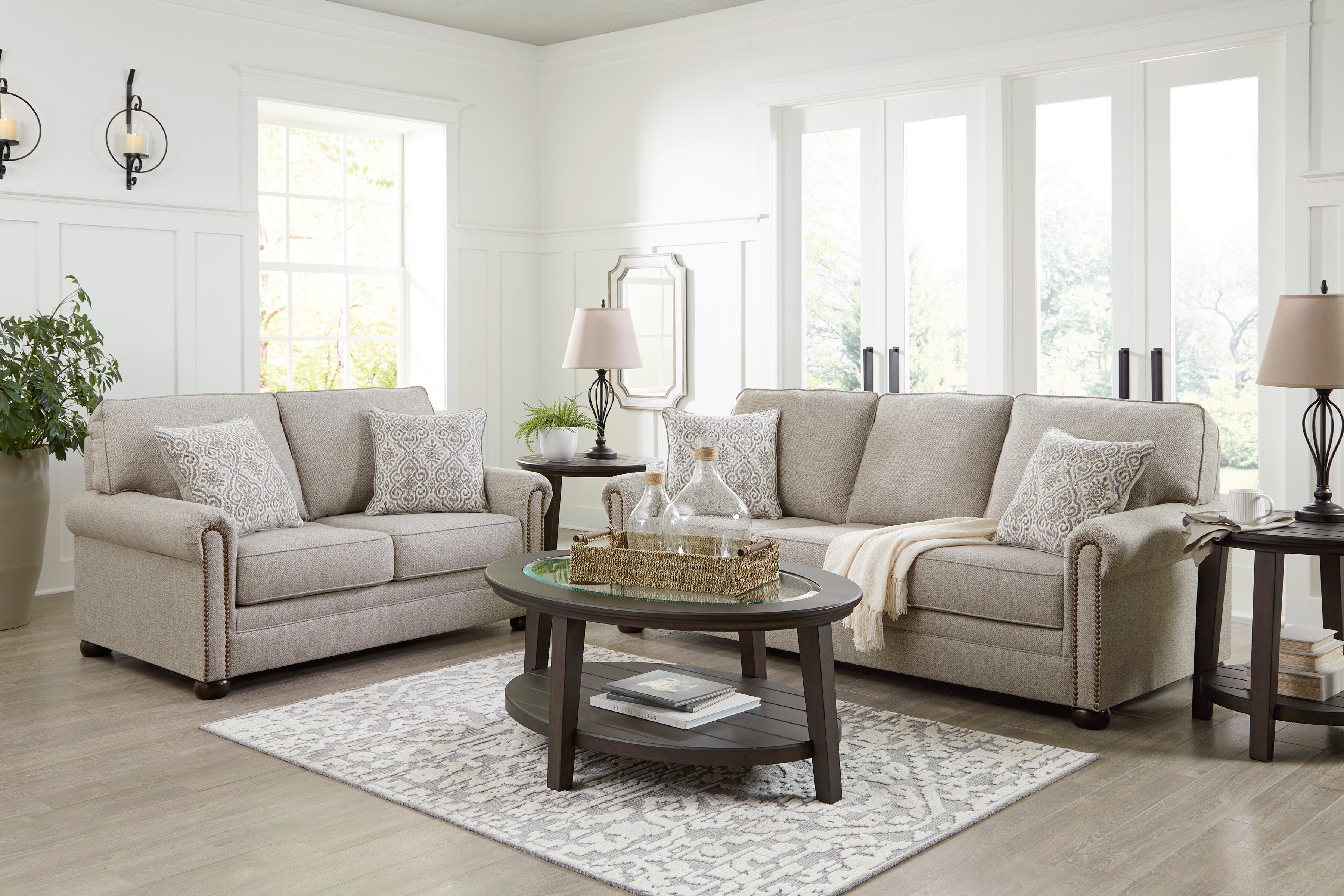 Signature Design by Ashley Galeon Dune Sofa and Loveseat 37307 – Eagle ...