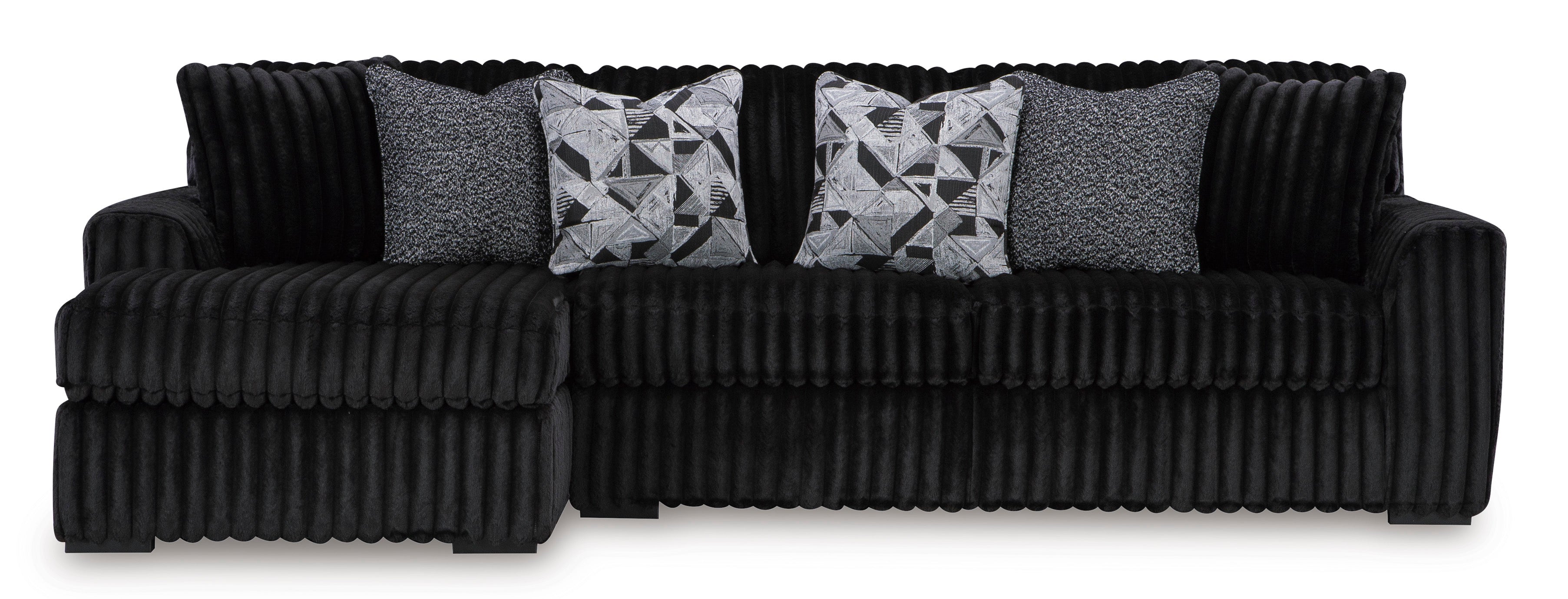 Ashley Midnight Madness Sectional – Eagle Rental Purchase